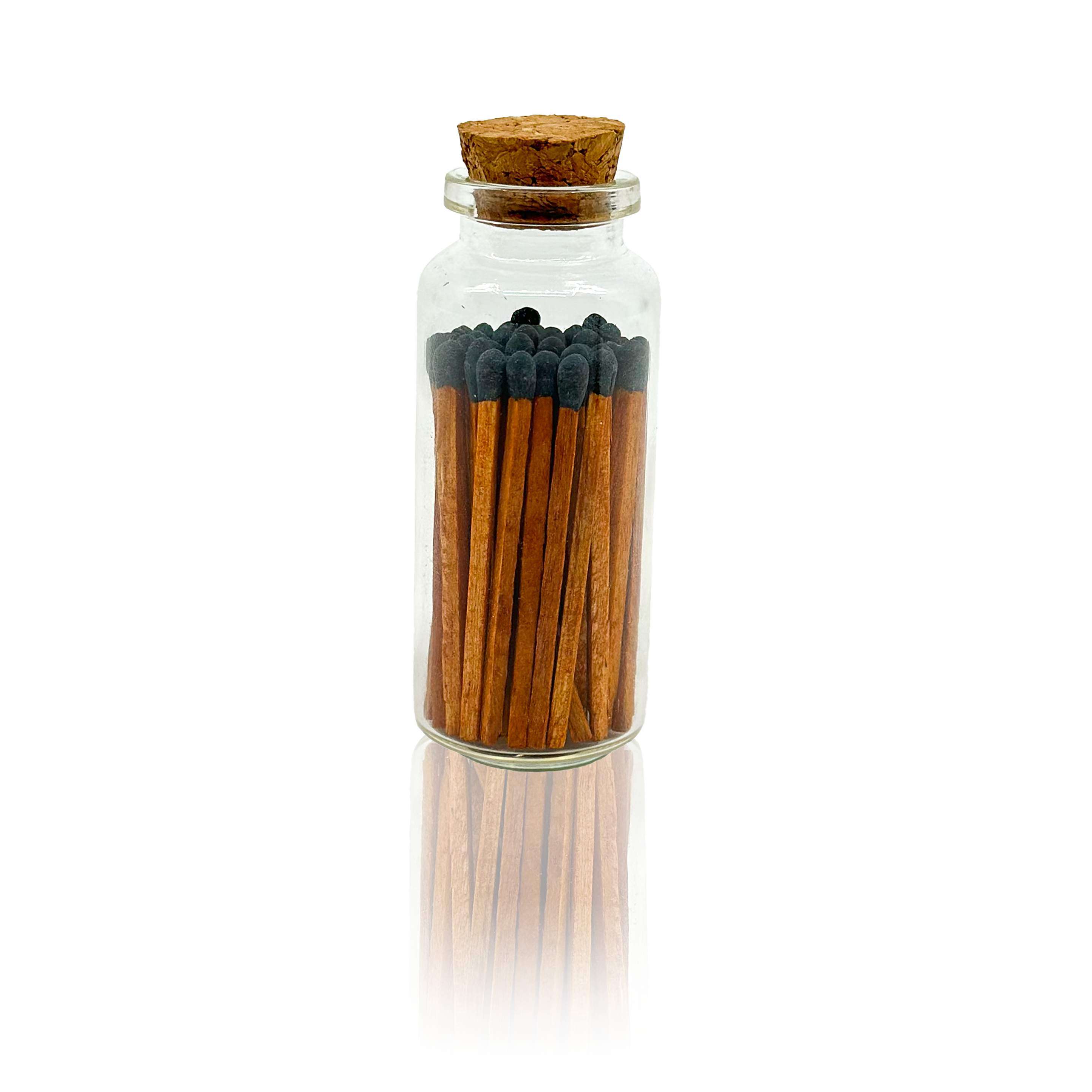 2" Inch Matchsticks in a Decorative Cork Vial glass - Matches Bottle M ...